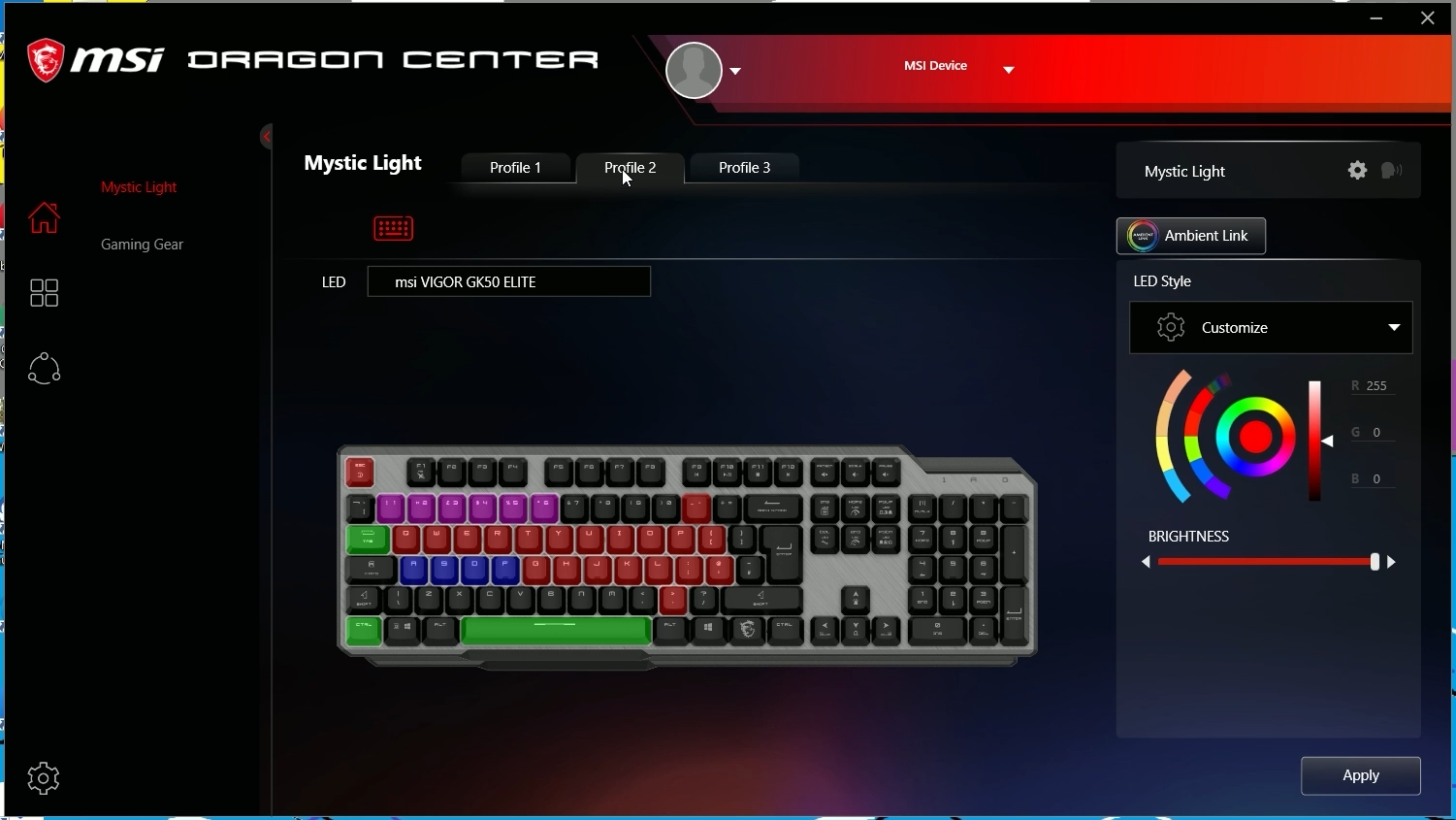 MSI Vigor GK50 Elite Box White Review | bit-tech.net